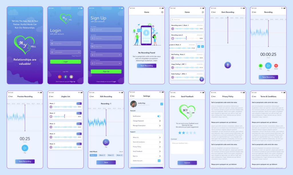 My Yell App UI-UX - ChicMic Studios